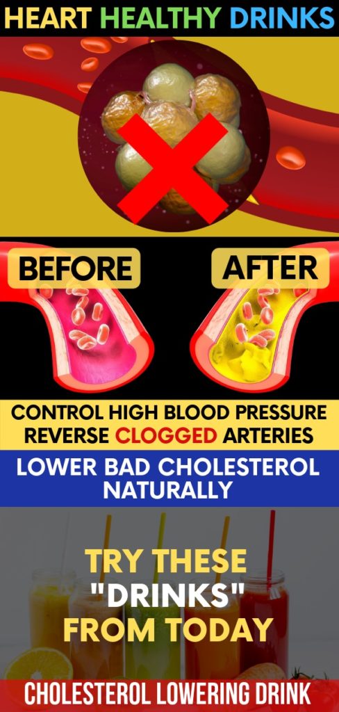 Drinks to lower Cholesterol level, Avoid Heart Disease and Stroke